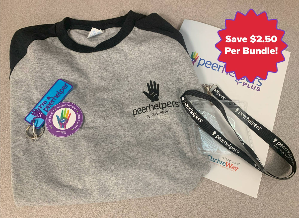 Peer Helper Bundle #1 with Keychain and Choice of Shirt – ThriveWay LLC