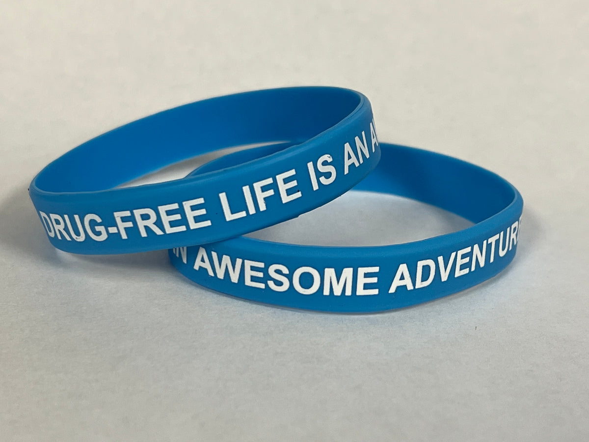 Drug Free Life Wristbands (25 Count) – ThriveWay LLC